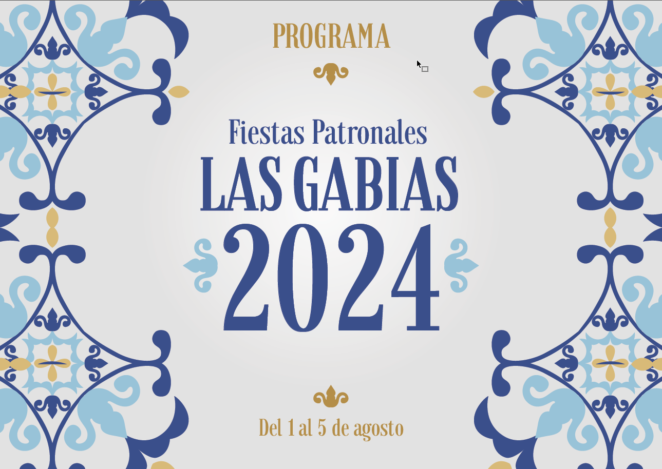 Programa Fiestas Patronales 2024 - Ayuntamiento de Las Gabias
