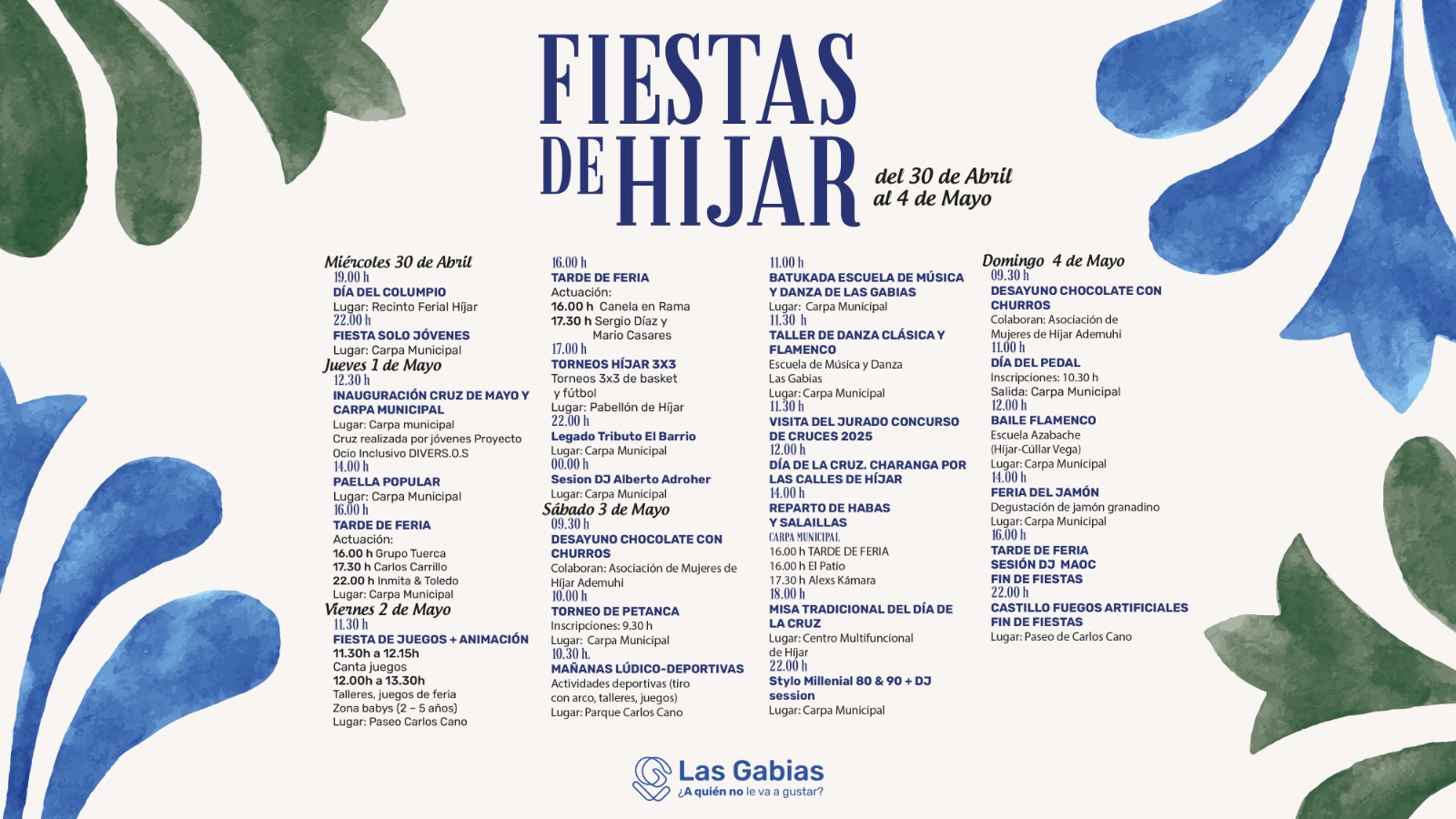 Fiestas de Híjar 2025 - Ayuntamiento de Las Gabias